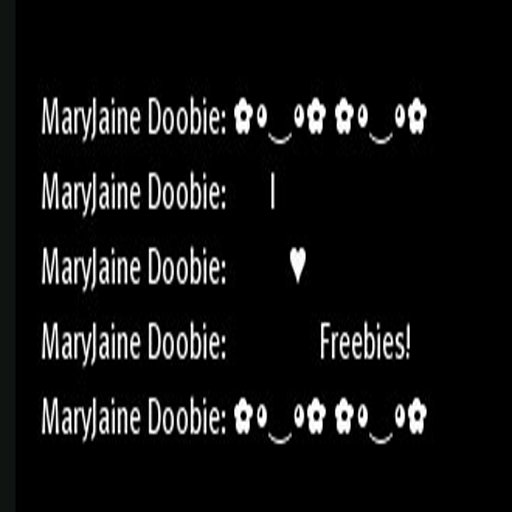 Second Life Marketplace - ASCII Art I love freebies gesture