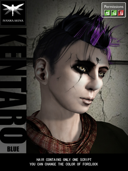 Second Life Marketplace - *IA*Kentaro hair - DEMO - all colors