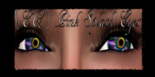 Second Life Marketplace - {EQ} Pink Ray Splash Eyes human