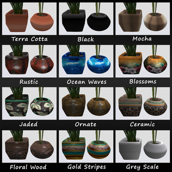 Second Life Marketplace - Potted House Plant, 12 Pot & 12 Plant ...