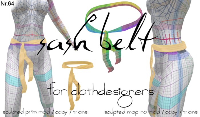 Second Life Marketplace - sash belt Nr. 64