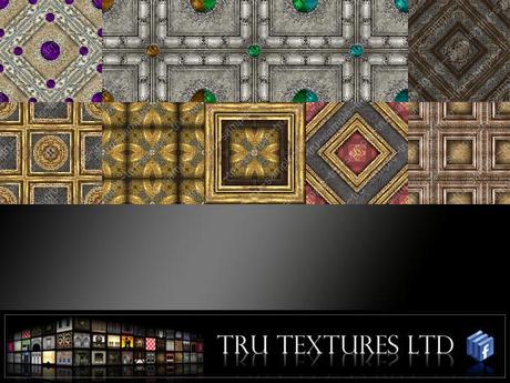 Second Life Marketplace - 10 Seamless Ornate Baroque Castle Palace ...