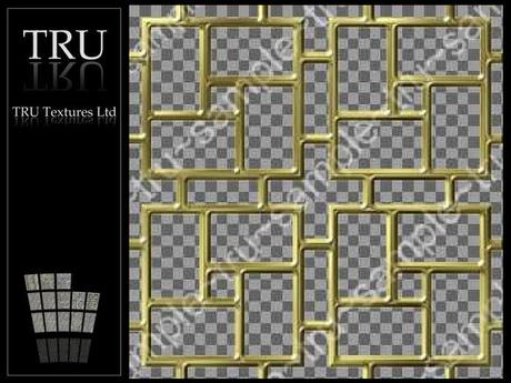 Second Life Marketplace - 11006: July 06 - 13 x Seamless Gold Trellis ...