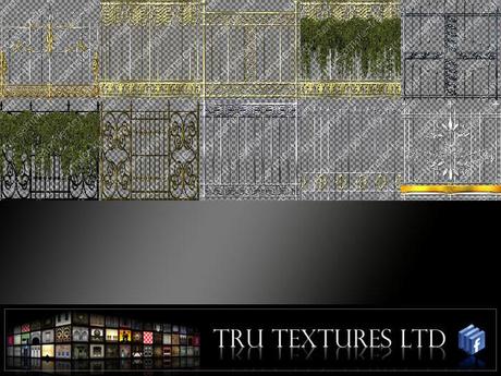 Second Life Marketplace - 11050: April 06 - 10 x Seamless Gold Silver ...