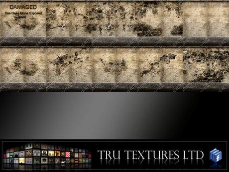 Second Life Marketplace - 11545: 10 x Seamless Cracked Plaster Brick ...