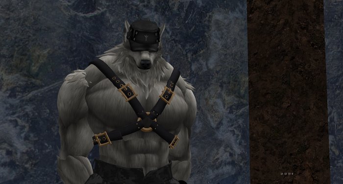 Second Life Marketplace - 1st Act Werewolf Harness (Brass)