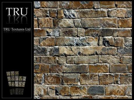Second Life Marketplace - 12417: 13 x Seamless English Mossy Stone Wall ...