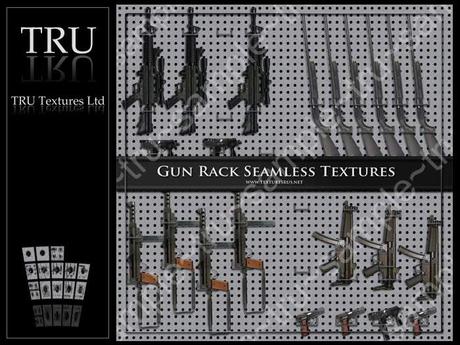 Second Life Marketplace - 12831:13 x Seamless Weapons Rack Textures ...