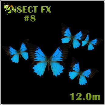 Second Life Marketplace - Particle FX Effect - Butterfly (Blue) by ...