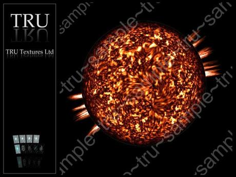 Second Life Marketplace - 24433: Oct 07 - 9 x Space Solar Flare Sun ...