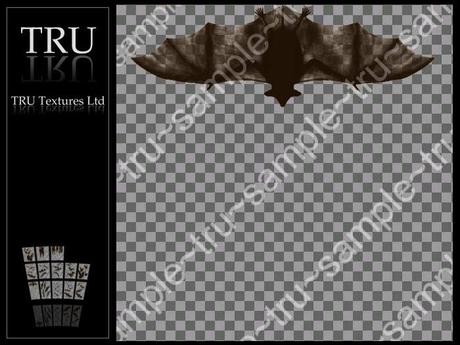 Second Life Marketplace - 29683: Sept 08 - 13 x Bats On Alpha Textures