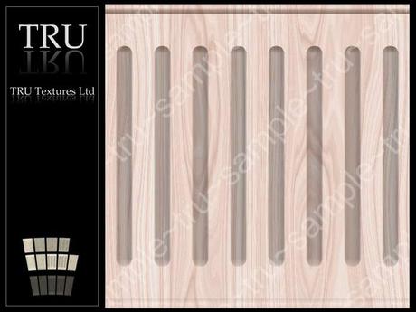 Second Life Marketplace - 29735: 9 x Seamless Fluted Wood Column Panel ...