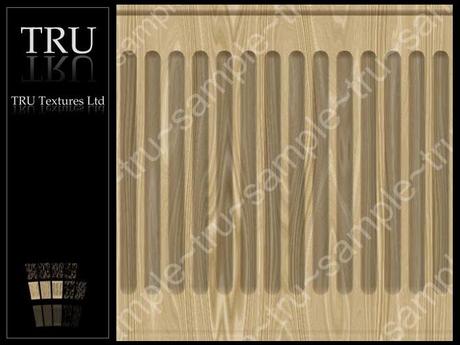 Second Life Marketplace - 29736: 9 x Tiling Fluted Wood Column Panel ...