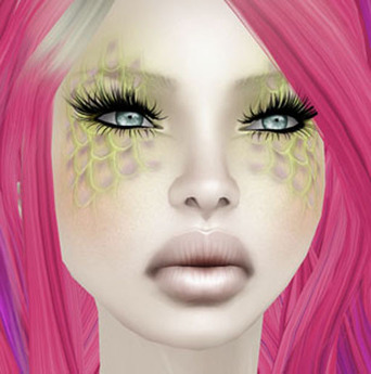 Second Life Marketplace - [Beautifully Grotesque] Mermaid Scales Tattoo Sun