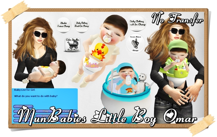 Second Life Marketplace - *MB* Little baby Omar Boy Pack