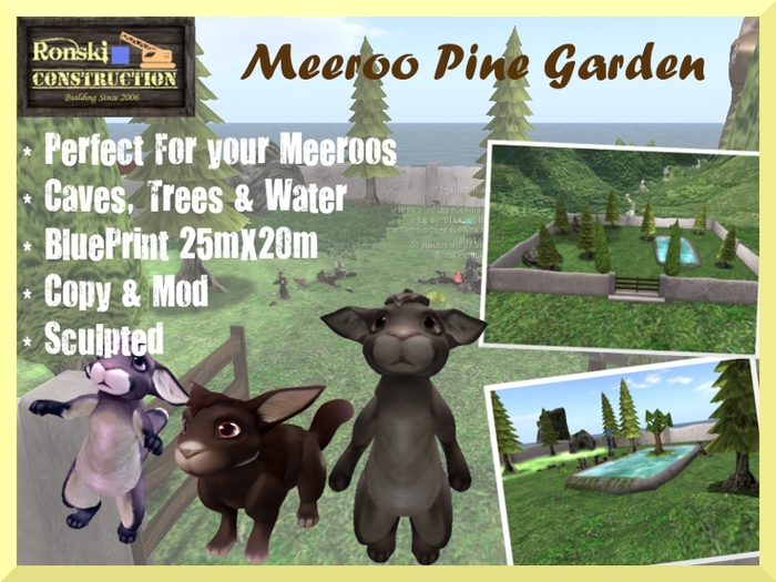 Second Life Marketplace - Meeroo Pines Garden Meero Meerro Meeroos ...