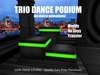 Second Life Marketplace - Trio Dance Podium - NO DANCES [dance floor ...