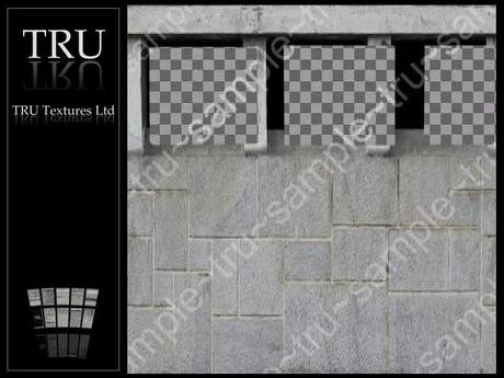 Second Life Marketplace - 11332: 9 x Seamless Concrete Barricade ...