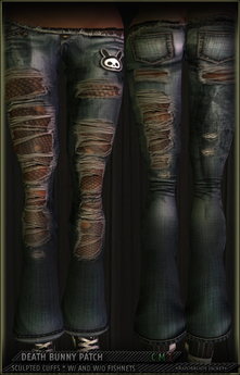 Second Life Marketplace - =Razorblade Jacket= Dead Bunny Ripped to Hell ...