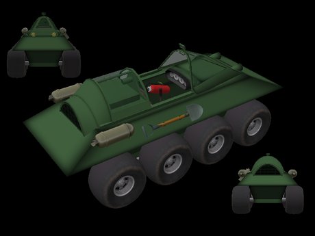 Second Life Marketplace - All-terrain vehicle Froggy Car