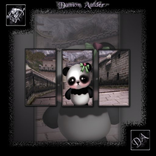 Second Life Marketplace - NuTec: Gothic Panda Wall Art