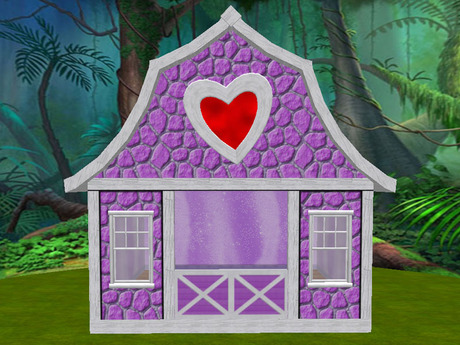 Second Life Marketplace - RE Fairy Tale Barn - Purple Stone - A Fun ...