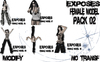 Second Life Marketplace - EXPOSES - FEMALE MODEL PACK 02 - NO TRANSF