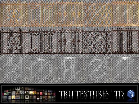 Second Life Marketplace - 24253: 20 x Seamless Ornate Railing Textures ...