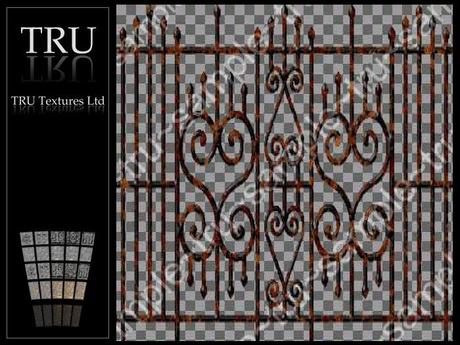Second Life Marketplace - 24259: 20 x Seamless Ornate Metal Railing ...