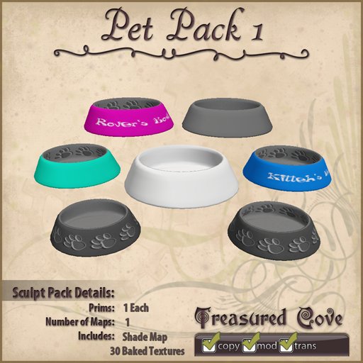 Second Life Marketplace - -TC- Pet Pack 1 Clearance Priced