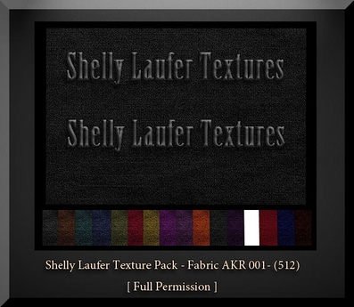 Second Life Marketplace - Shelly Laufer Texture Pack - Fabric AKR 001 ...
