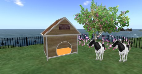 Second Life Marketplace - 'Lucky' Dog Kennel - transfer-