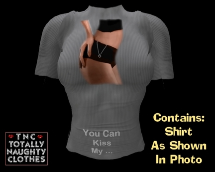 Second Life Marketplace - TNC Kiss My A Grey