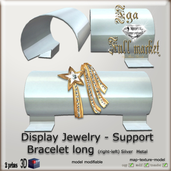 Second Life Marketplace - Display Jewelry - Support Bracelet Long ...