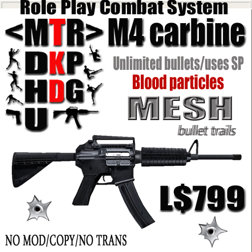 Second Life Marketplace - M4 carbine