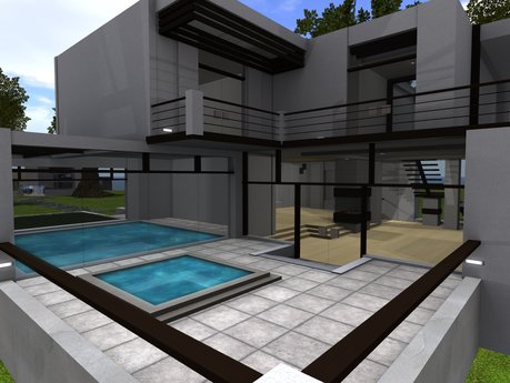 Second Life Marketplace - [ sparky ] Elina Modern House - modern ...