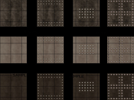 Second Life Marketplace - Seamless Studded Leather Textures - VALUE PACK
