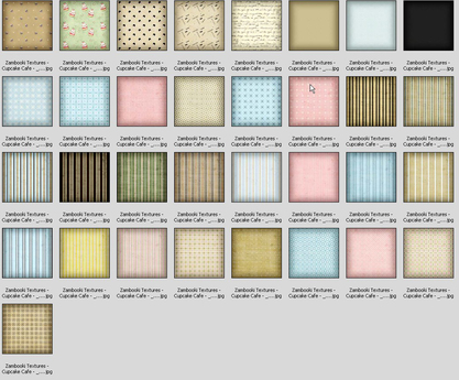 Second Life Marketplace - Zambooki Textures - Cupcake Cafe - Quilt ...