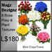 Second Life Marketplace - Magz Dezignz Rose Posy & Plant textures
