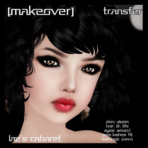Second Life Marketplace Mock Laes Cabaret Makeover Eyeshadowlipcolor