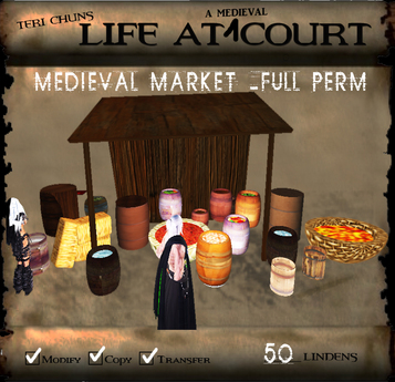 Second Life Marketplace - Medieval Market (full perm)