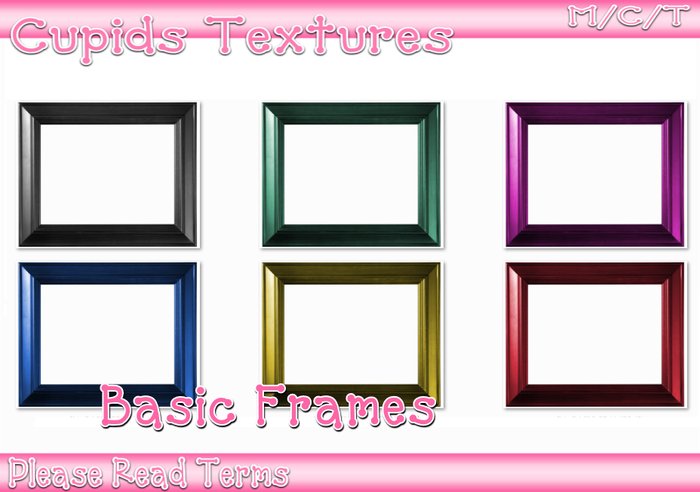 Second Life Marketplace - 6 Basic Frame Textures
