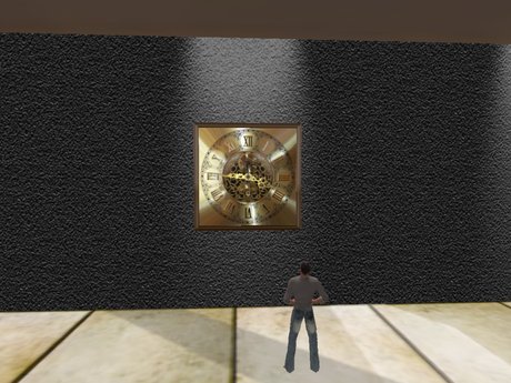 Second Life Marketplace - Clock Big gold Scripted