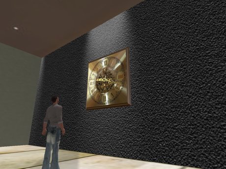 Second Life Marketplace - Clock Big gold Scripted