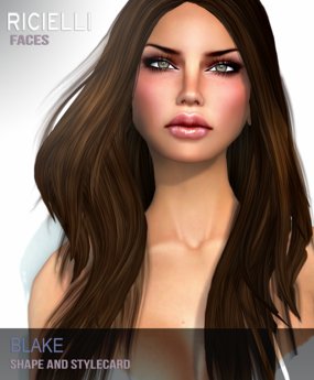 Second Life Marketplace - R.icielli - BLAKE Female Shape Model Shape