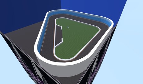Second Life Marketplace - KJ Racing Tri Oval Race Track with Kart Rezzer