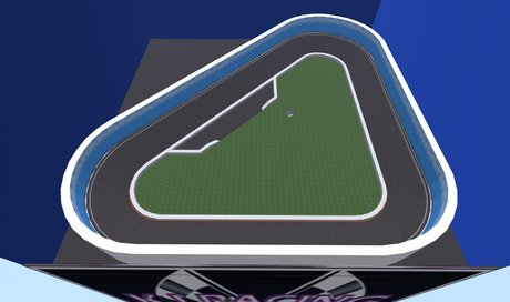 Second Life Marketplace - KJ Racing Tri Oval Race Track with Kart Rezzer