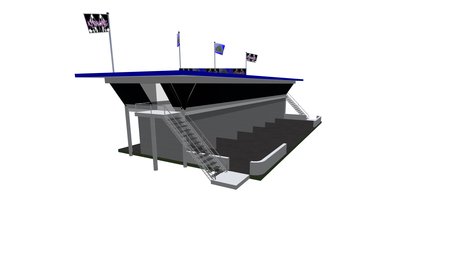 Second Life Marketplace - KJ Racing Tri Oval Race Track with Kart Rezzer