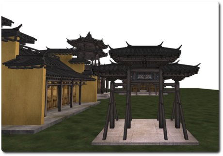 Second Life Marketplace - :Ryu Tiantongsi temple kit slx