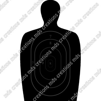 Second Life Marketplace - MDS 5 Black Police Shooting Targets